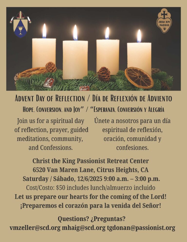 Advent Day of Reflection / Día de Reflexión de Adviento – Christ the King
